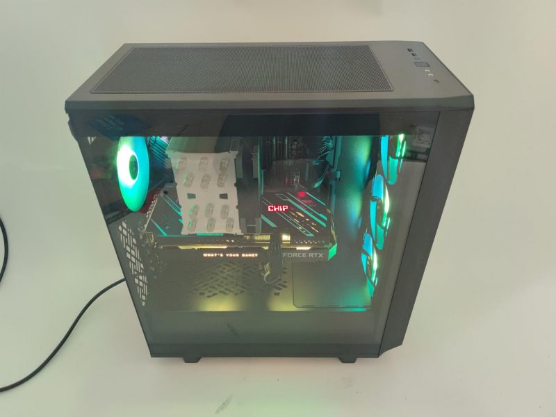 Test obudowy Fractal Design Meshify 2 Compact Lite RGB Black TG Light Tint