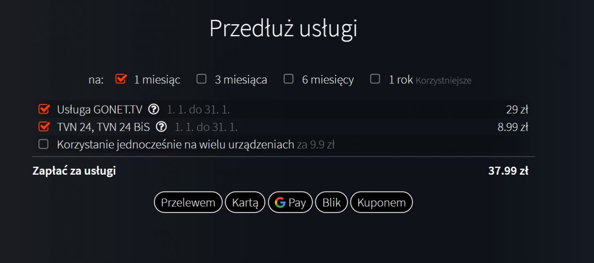 Sprawdzamy, jak działa GONET.TV, czyli inteligentna telewizja online