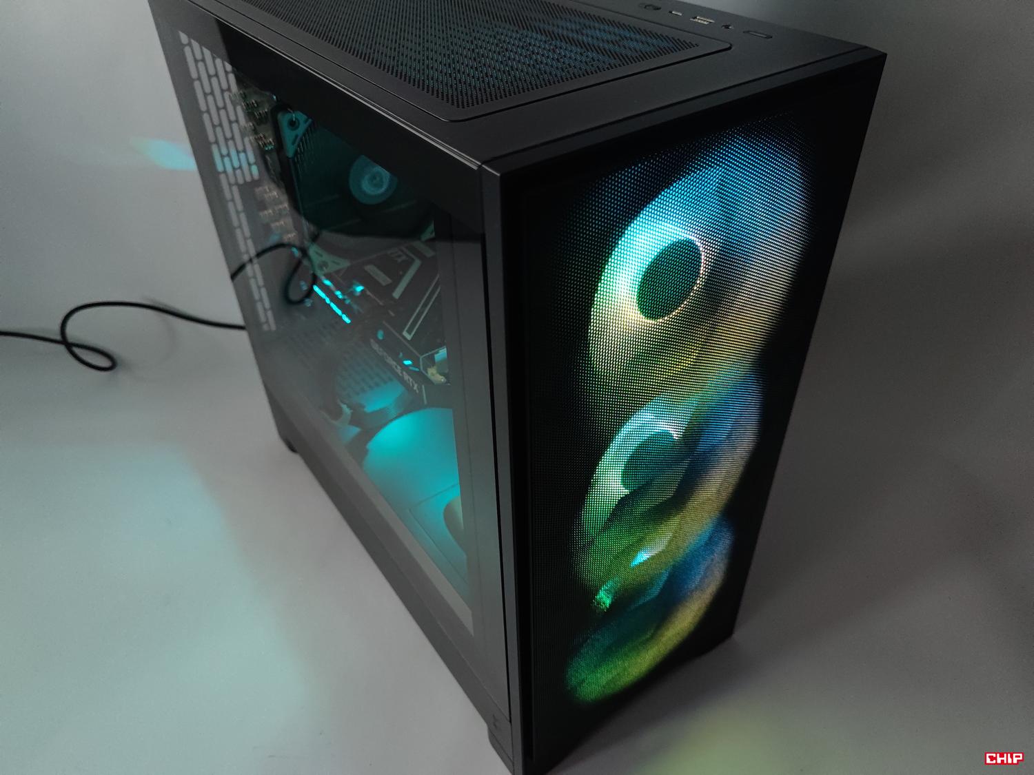 Test obudowy Fractal Design Pop 2 Air Black TG RGB Light Tint. W tej ...